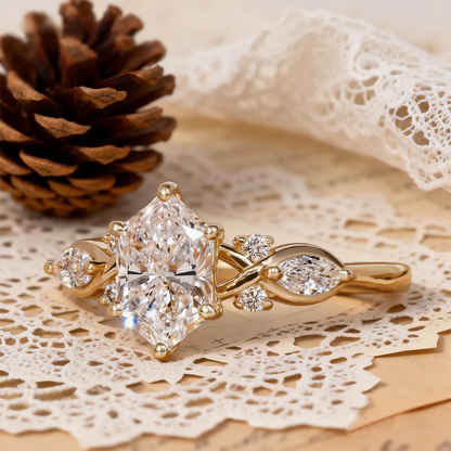 Elysian Weave Hexagon Engagement Ring – Shera Jewelry